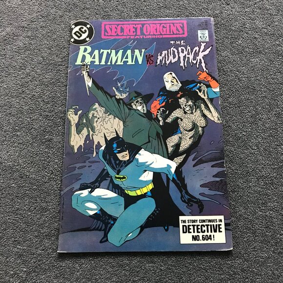 Other | Secret Origins 44 1989 Dc Batman Vs The Mud Pack Clayface ...